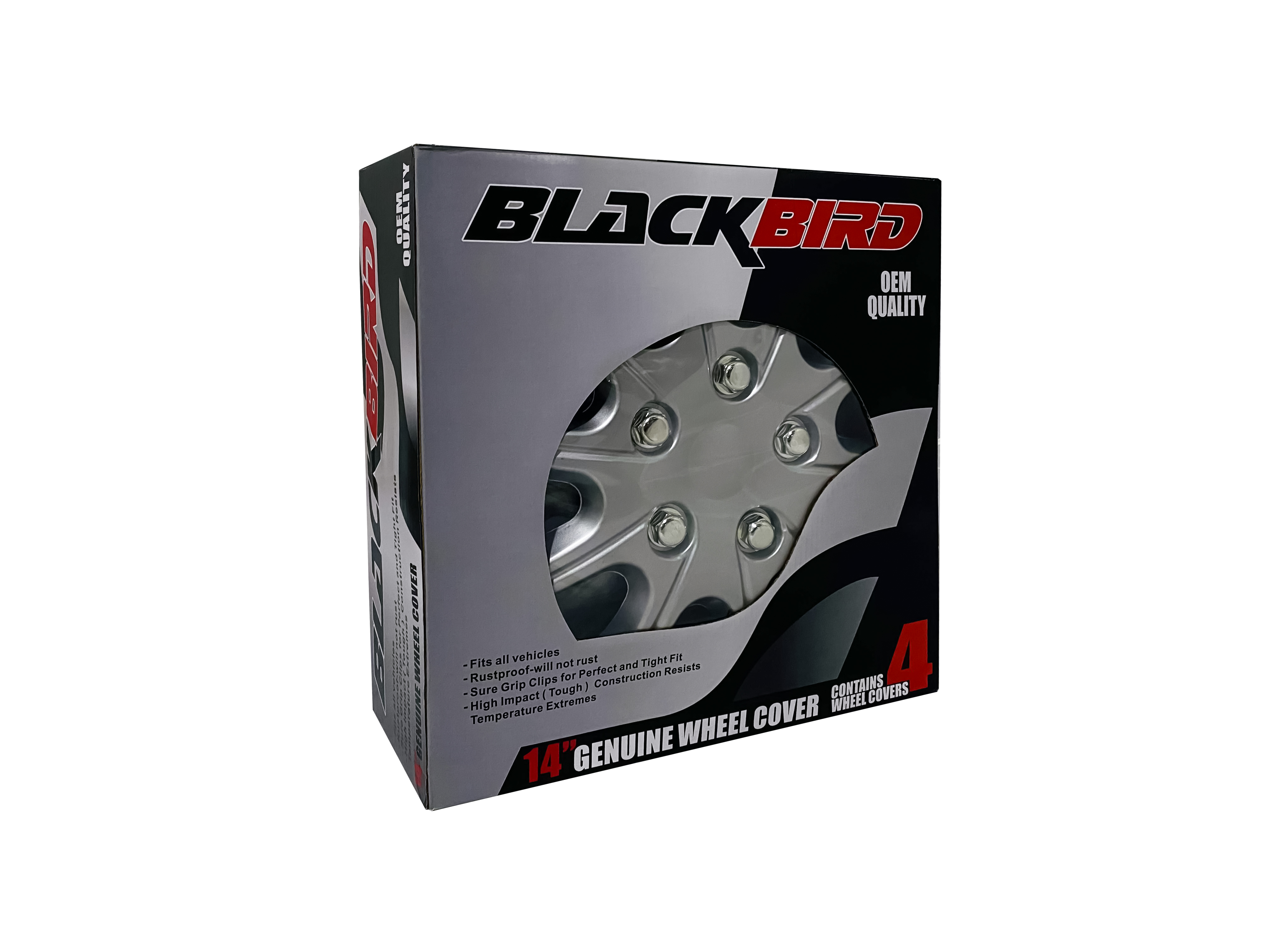 TASA BLACK BIRD 434 141 14" SILVER